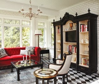 Eye For Design: Decorating Your Home With The Black/Red Combination
