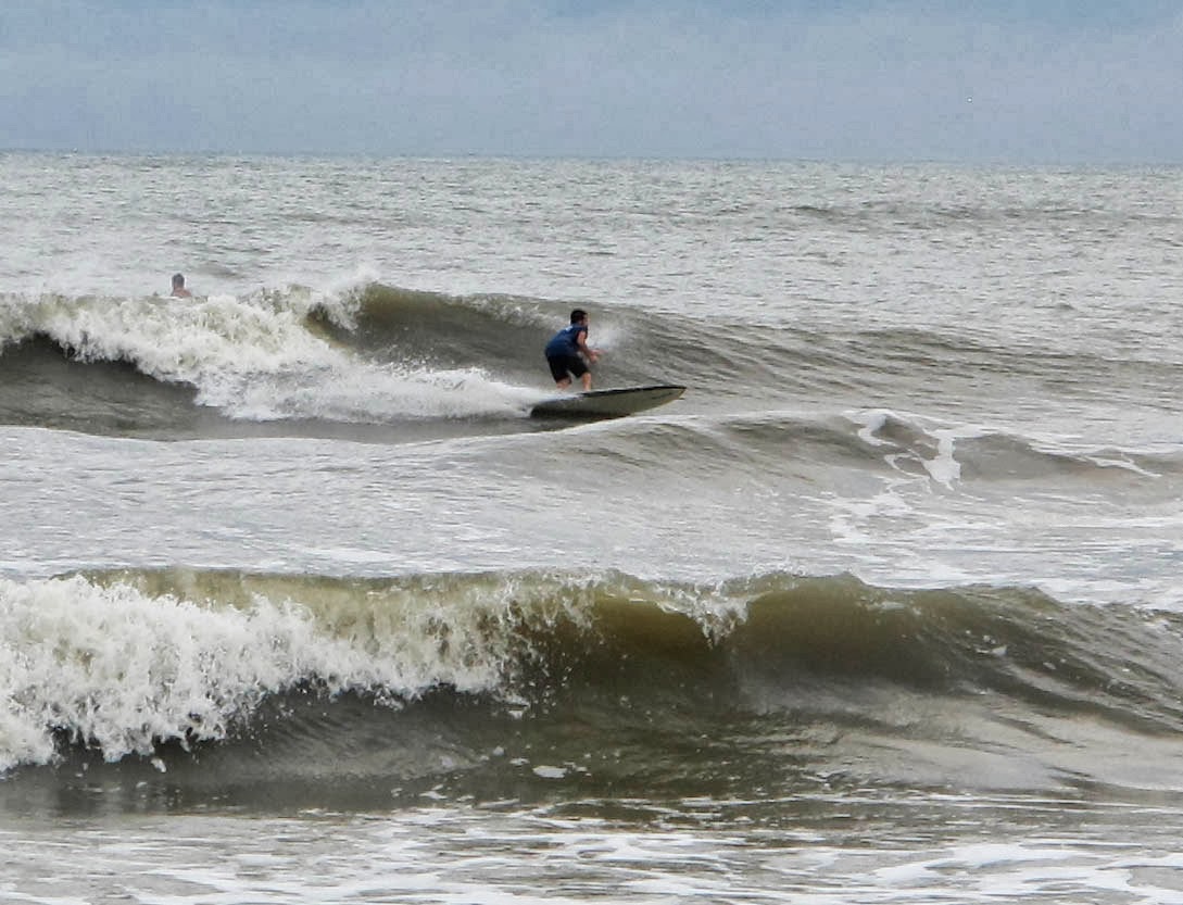 Atlantic Paddle Surfing: Surfin' again Nor' Easters gotta luv'em