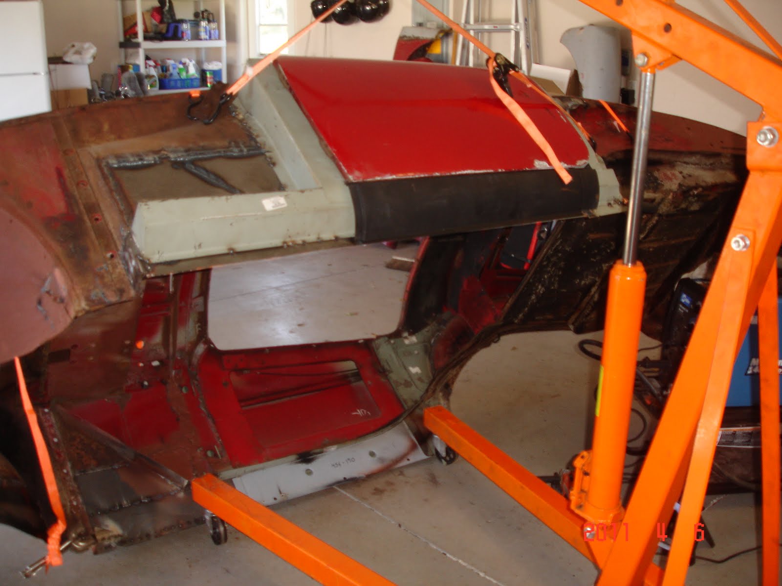 Jim's 61 MGA Frame Off Restoration: Body & Panel Work