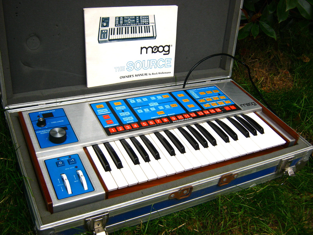 MATRIXSYNTH: Vintage MOOG The Source SN 1869