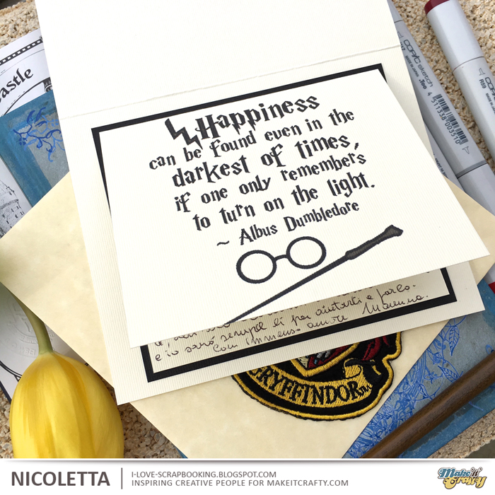 Nicoletta Porcu design: Harry Potter card