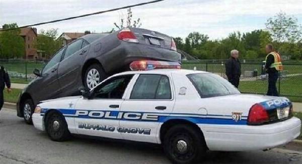 Funny Police Car Fails