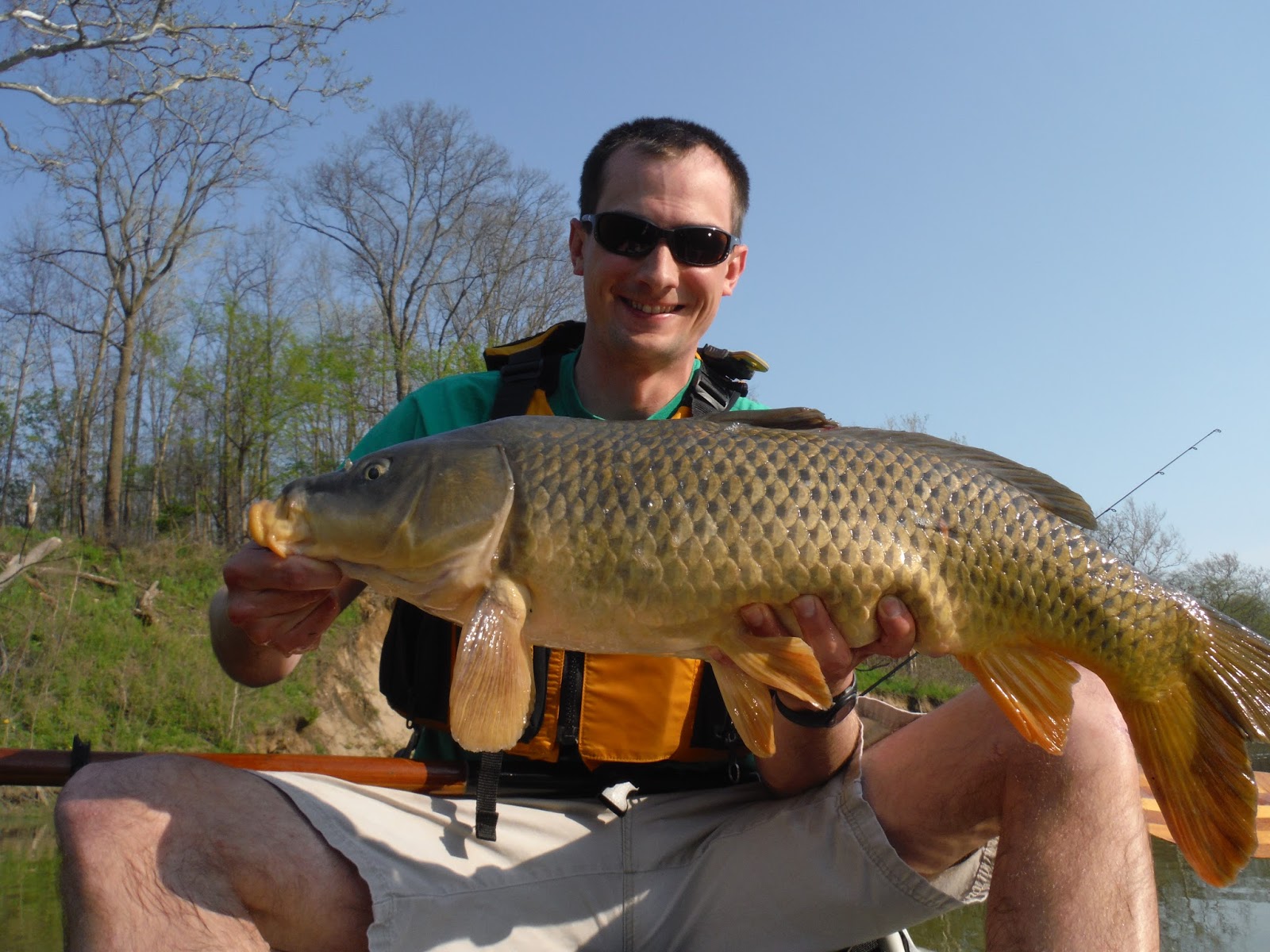 Indiana Kayak Fishing Journal: 5/6/16 The Mystery Fish and White Bass Wow!