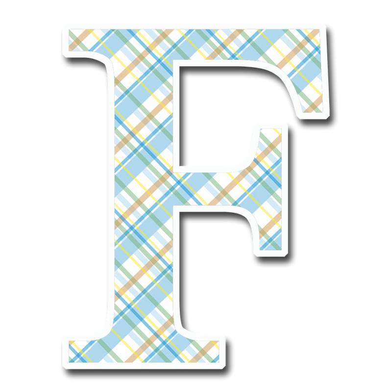 GRANNY ENCHANTED'S BLOG: "Blue-Tan Plaid" PNG Free Scrapbook Alphabet