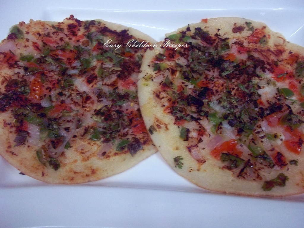 Easy Children Recipes: SUJI / RAWA/ UTTAPAM / SEMOLINA PANCAKE ...