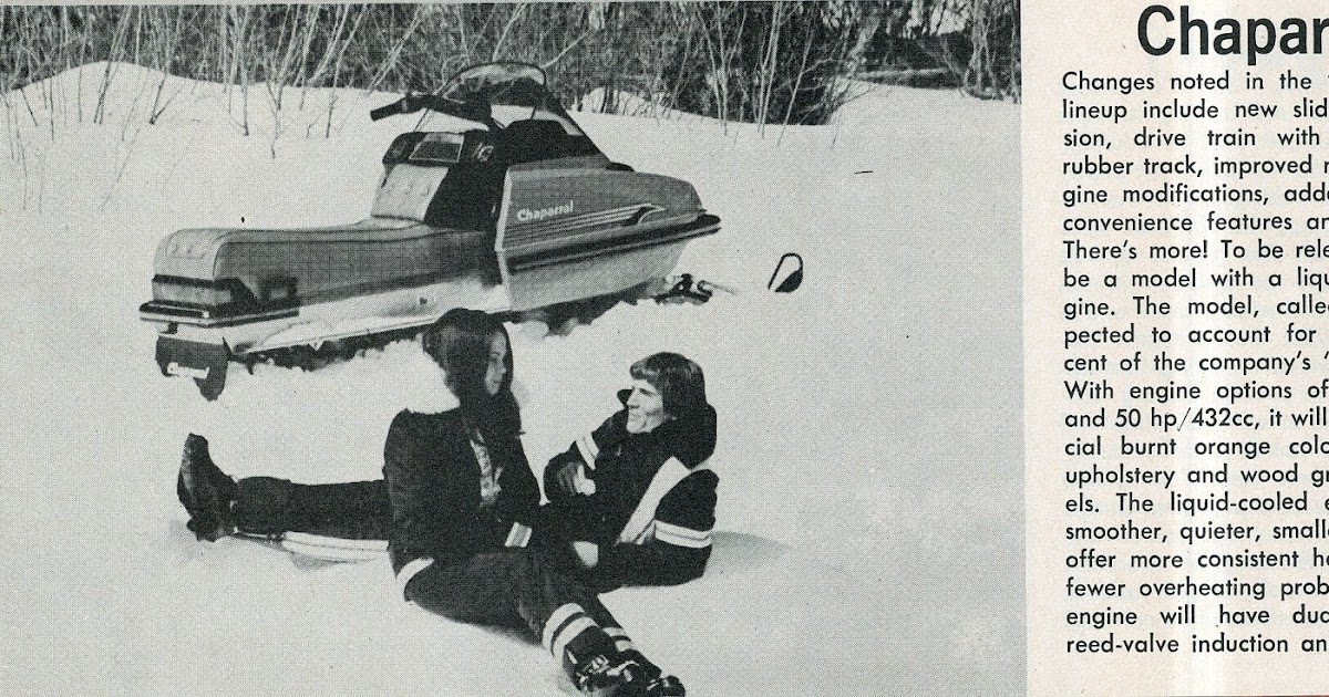 CLASSIC SNOWMOBILES OF THE PAST: 1974 CHAPARRAL SNOWMOBILES