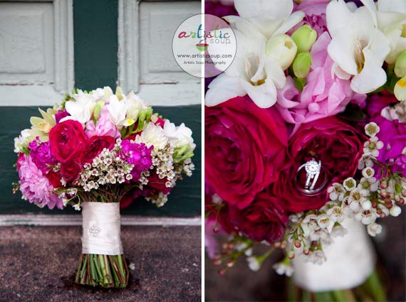 sisters floral design studio: Nuptials and Celebration at 9th Street Abbey