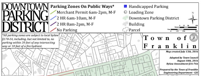 Franklin Matters: Downtown Parking Map