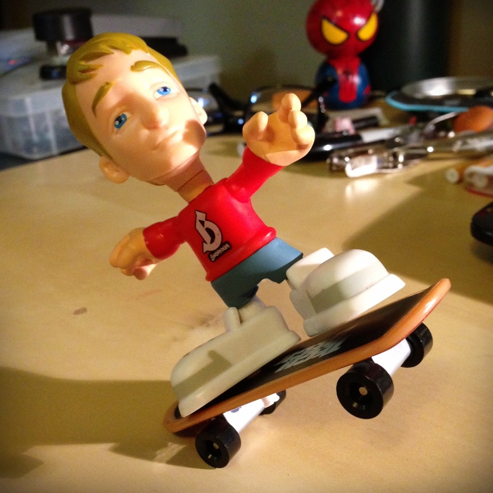 Lair of the Dork Horde: My Totally Rad (Mostly) Tony Hawk Tech Deck Figure!