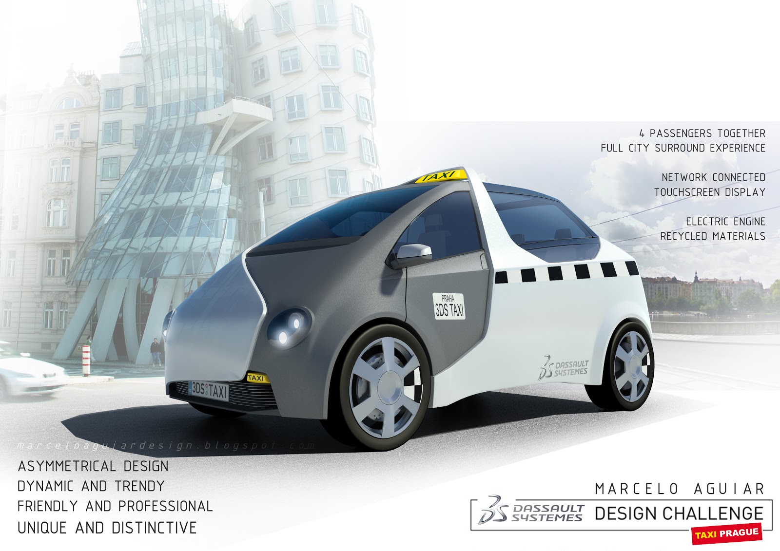 marceloaguiar design | car design portfolio: Dassault Systemes TAXI ...