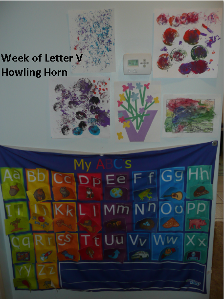 Howling Horn: Week of the Letter V (#preschool)