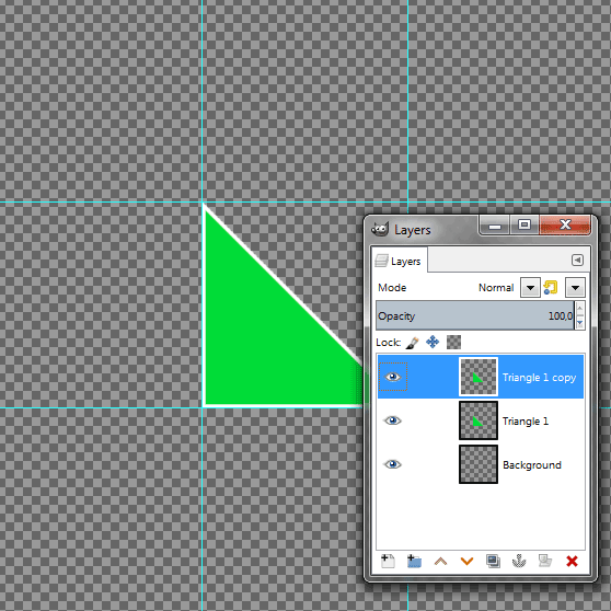 PhotoEffect: Triangle Grid Photo Collage in GIMP [Free Template]