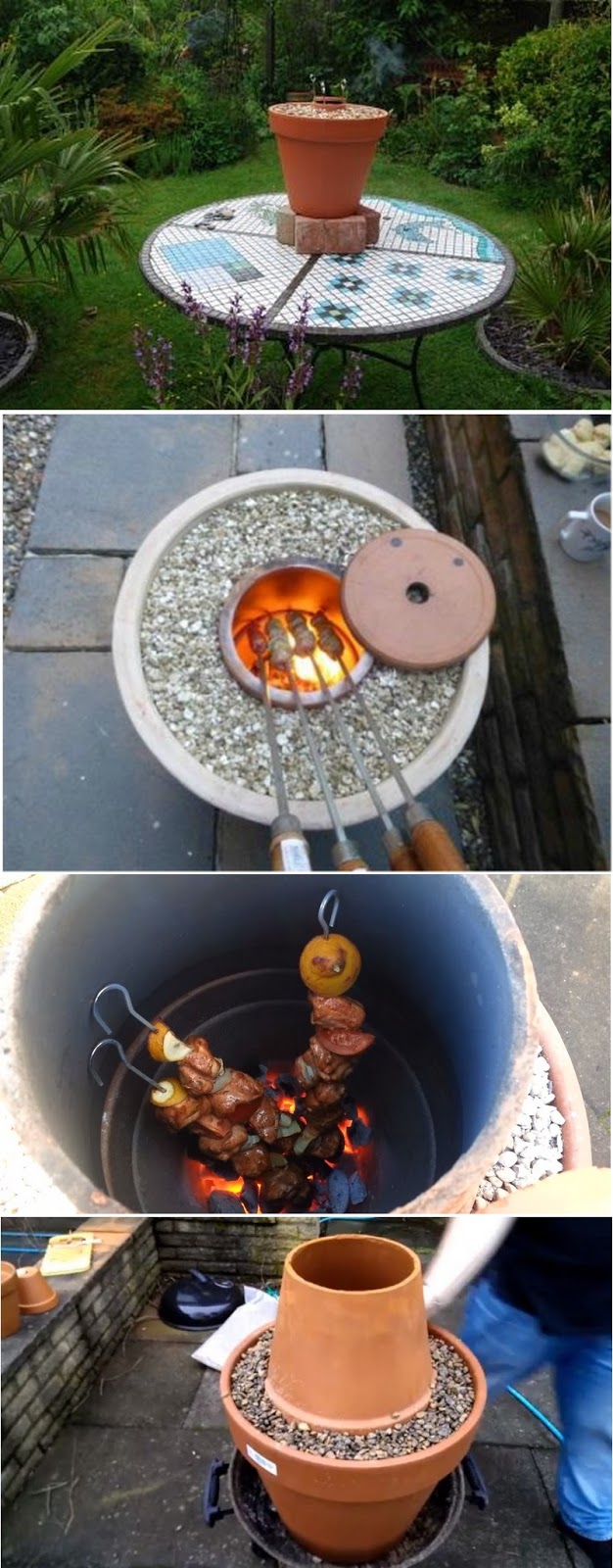 How To Make a DIY Tandoor Oven With Flower Pots - garden favorite