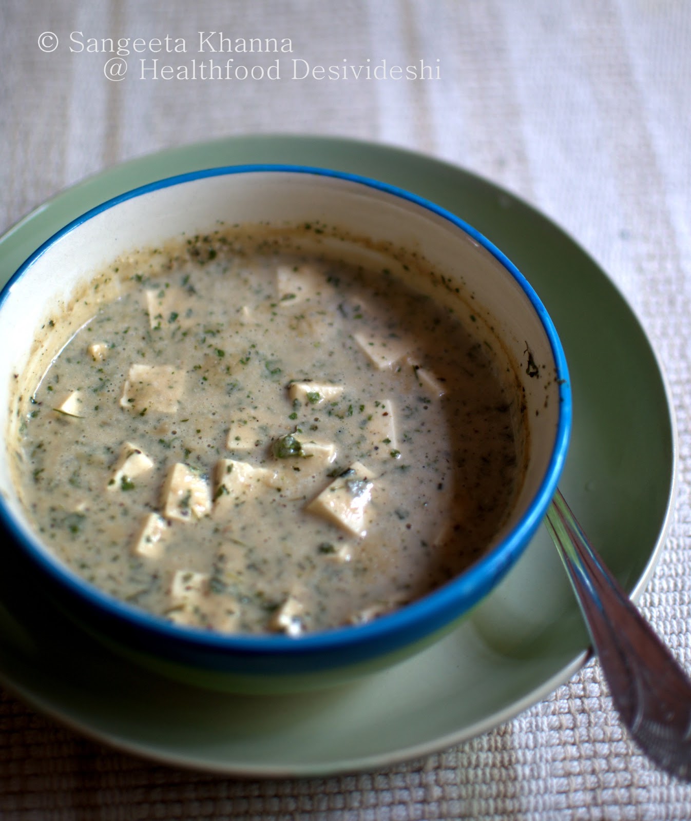 a 10 minute recipe of creamy kasoori methi paneer or methi malai paneer ...
