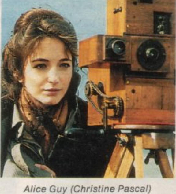 "Elle vouvait faire du cinema" Christine Pascal Be Natural Alice Guy ...