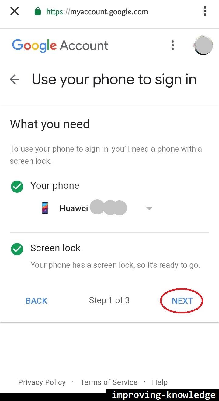 How to Sign-in to Google account just by unlocking your mobile instead ...