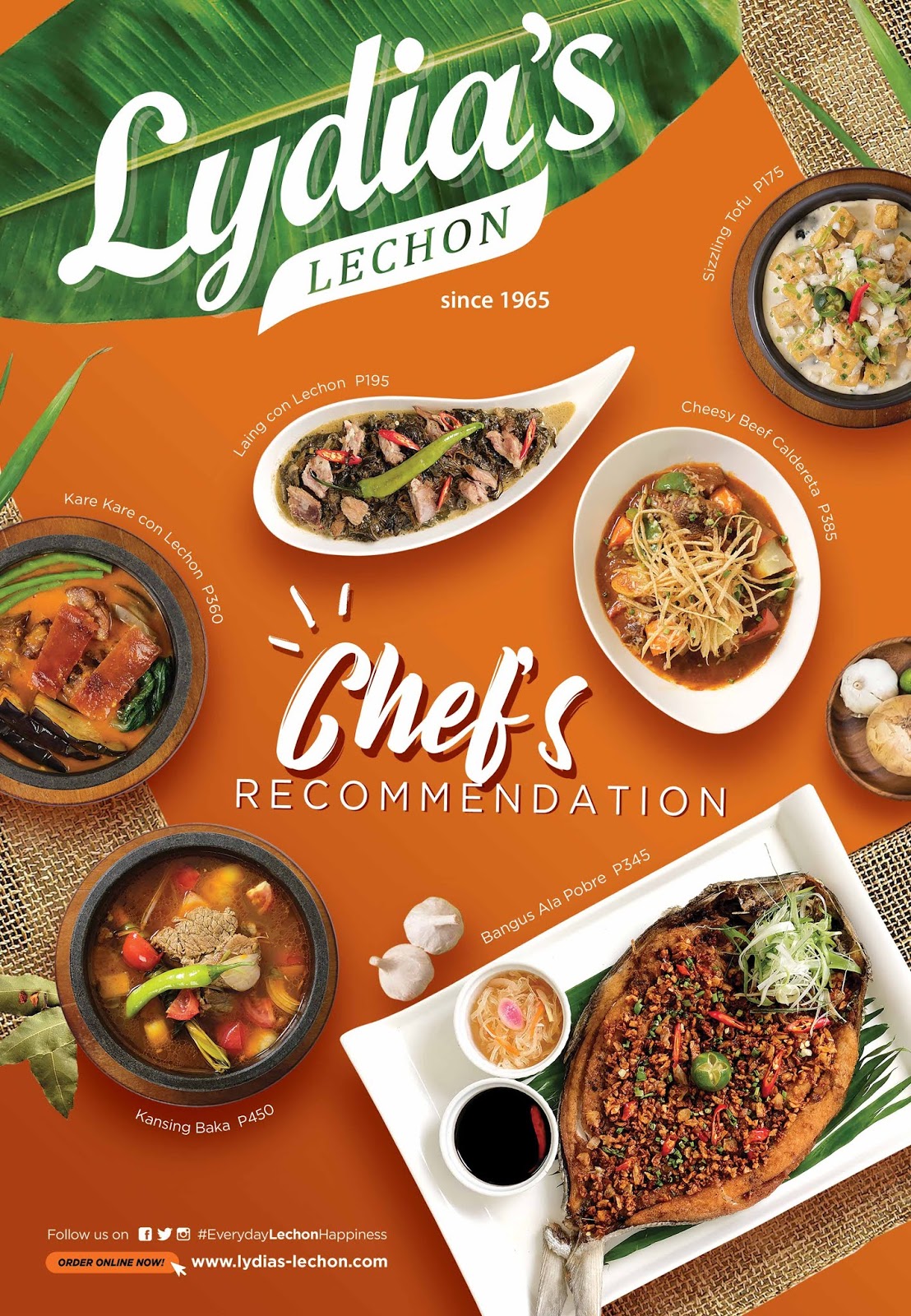 The Food Alphabet and More: Check Out What's New at Lydia's Lechon