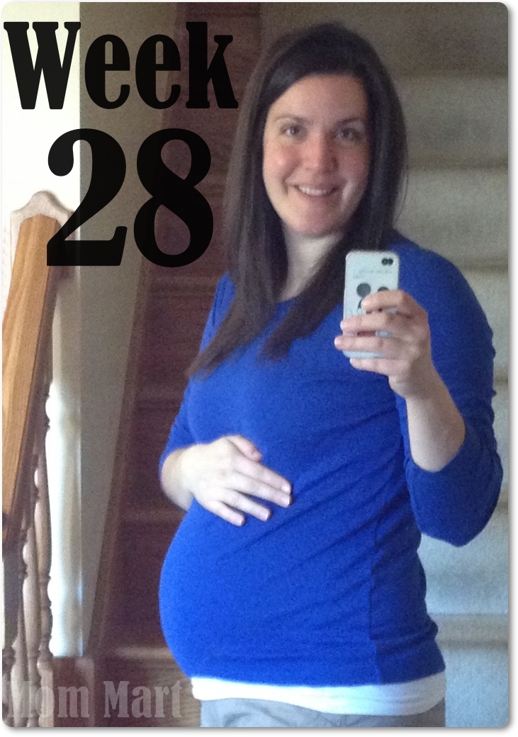 Mom Mart: Hello Third Trimester! #Pregnancy Week 28