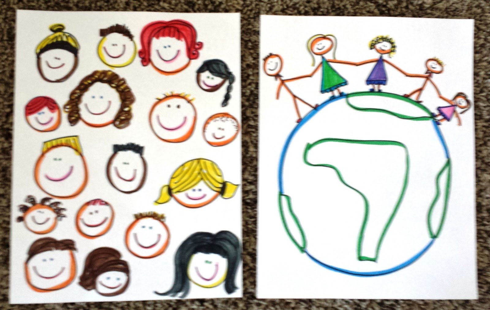 Primary Notes 29 ♫: Handdrawn Pictures for The Family Is of God