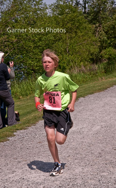 Stock and Fine Art Photos: Caucasian Boy Running Race