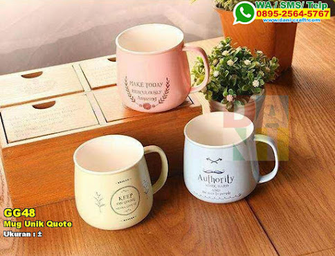 Mug Unik Quote | Souvenir Pernikahan