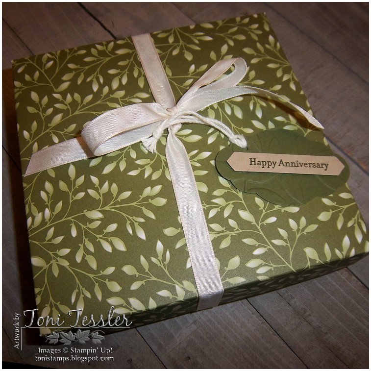 ToniStamps: Happy Anniversary - Card & Box