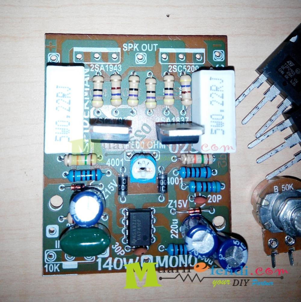 JUAL KIT Power Amplifier OCL MONO 140Watt SPIDERMAN | Your Diy Partner