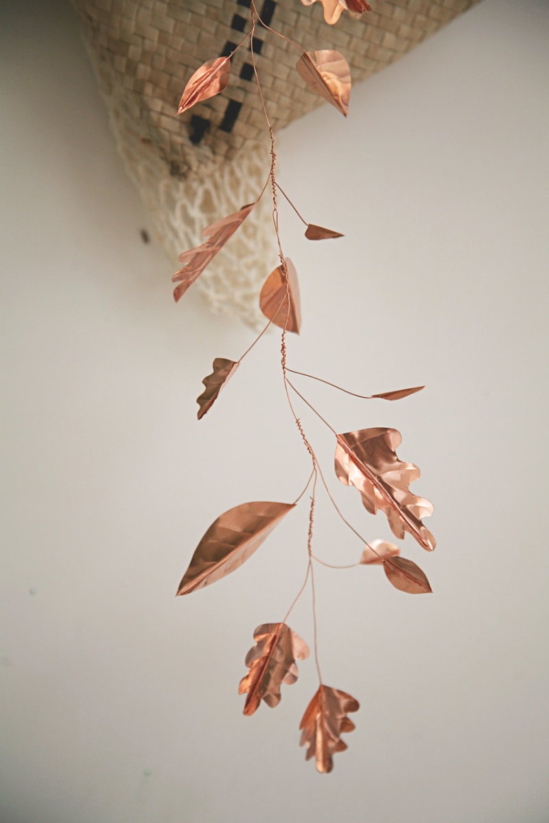 paper and copper leaves | J o u r n a l