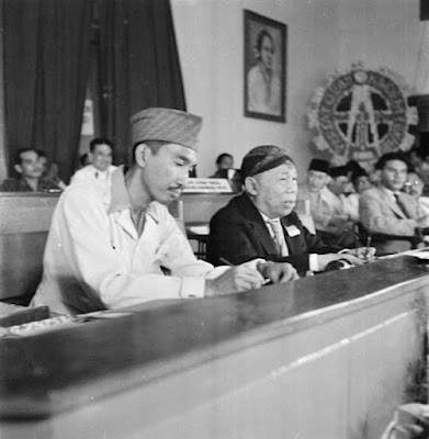 Indonesia Zaman Doeloe: Rajiman Wedyodiningrat memimpin Sidang BP-KNIP ...