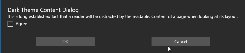 Message Content Dialog In Uwp App Jquery 2 Dotnet