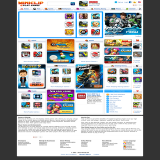 Best Flash Game Sites: Miniclip.com