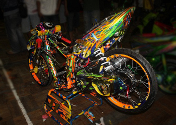 Modifikasi Mio Racing Look