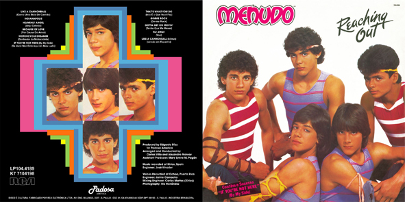 vinilcdbrasil: CD Menudo 1984 - Reaching Out + 1