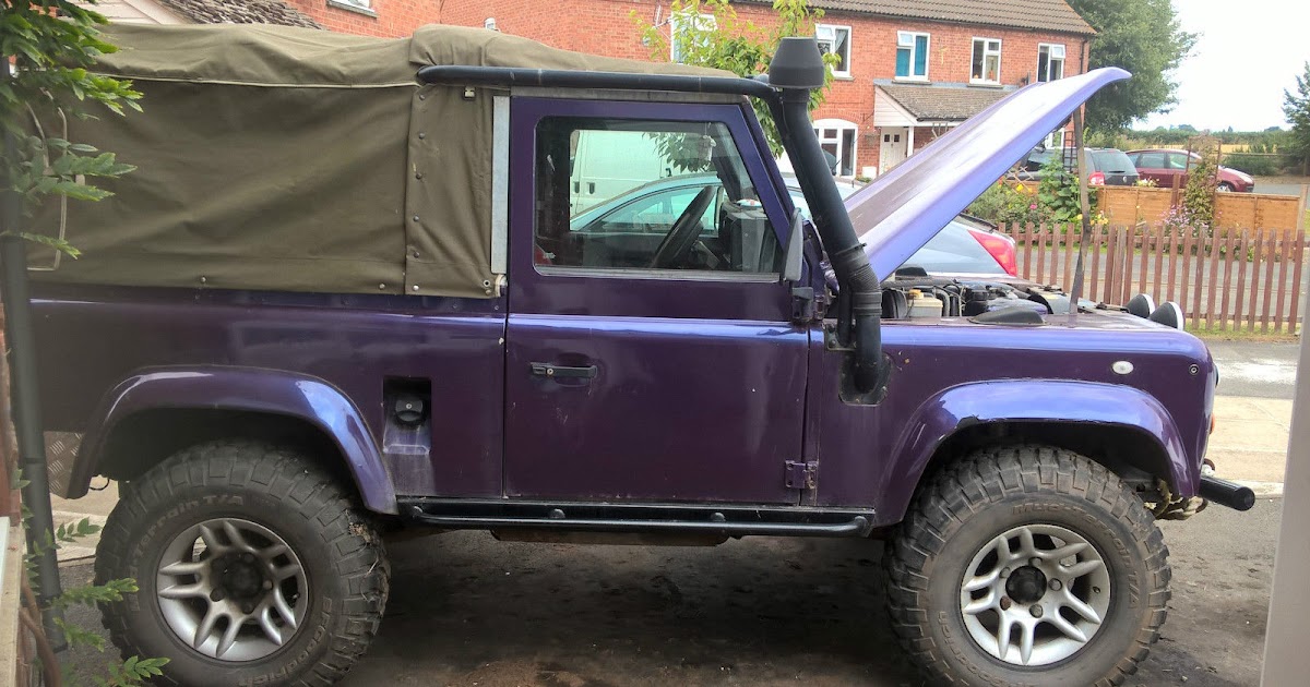 Landrover Defender: 1994 LAND ROVER 90 DEFENDER TDI MAUVE/PURPLE