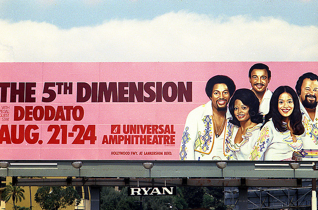 24 Amazing Vintage Music Billboards on Sunset Boulevard, California ...