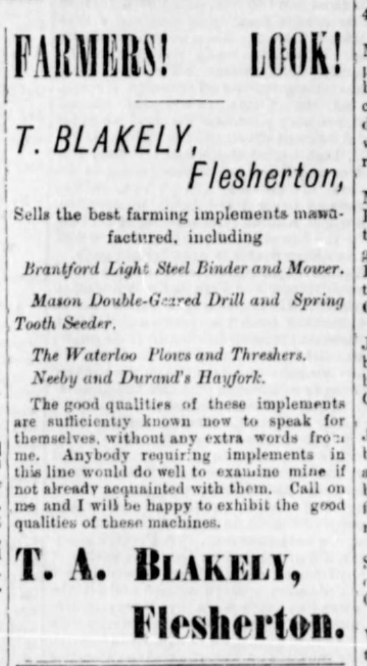 Pioneer & Vintage Advertisements: 1880's Advertisements