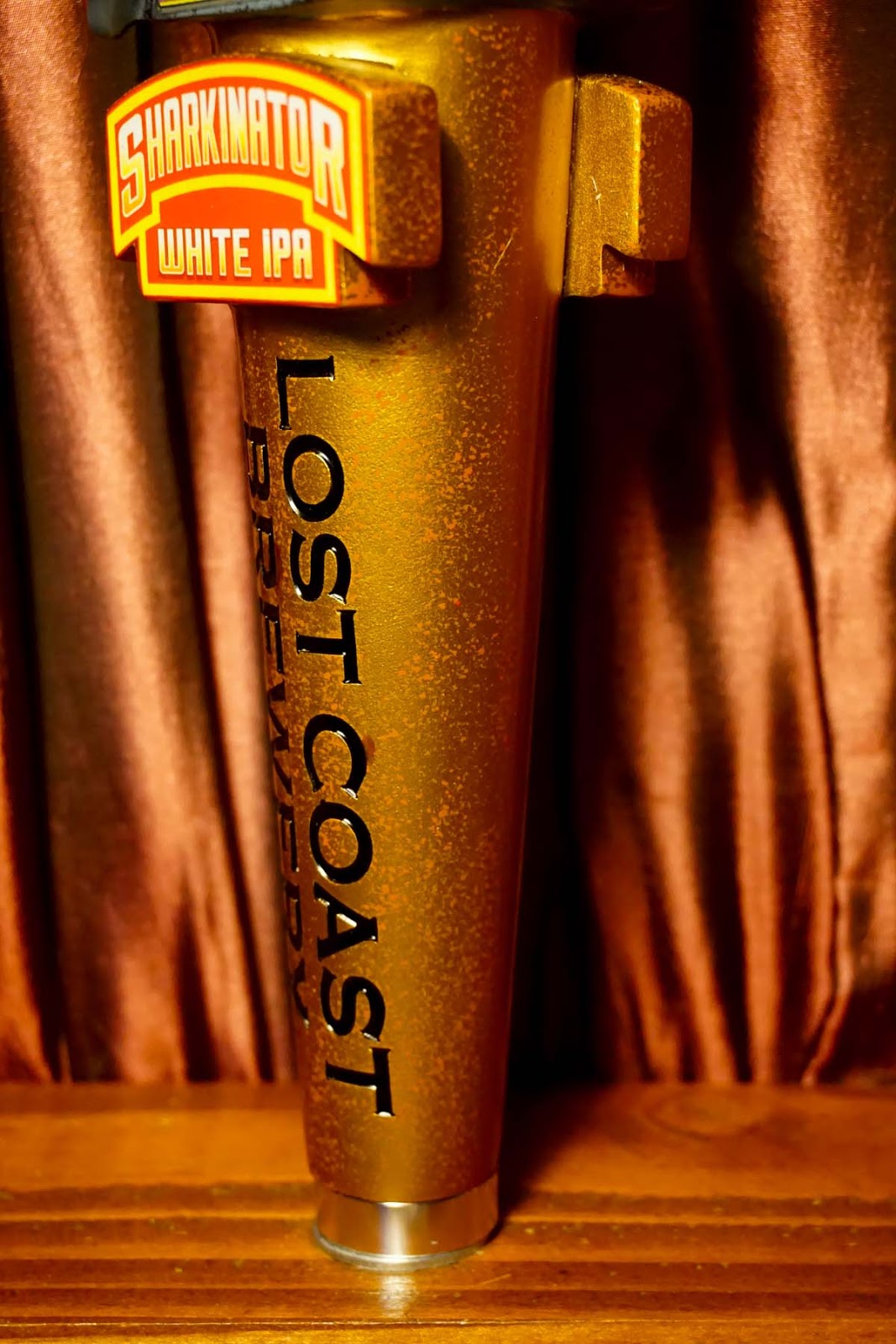 Tap Handle #615: Lost Coast - Sharkinator White IPA (Version 2)