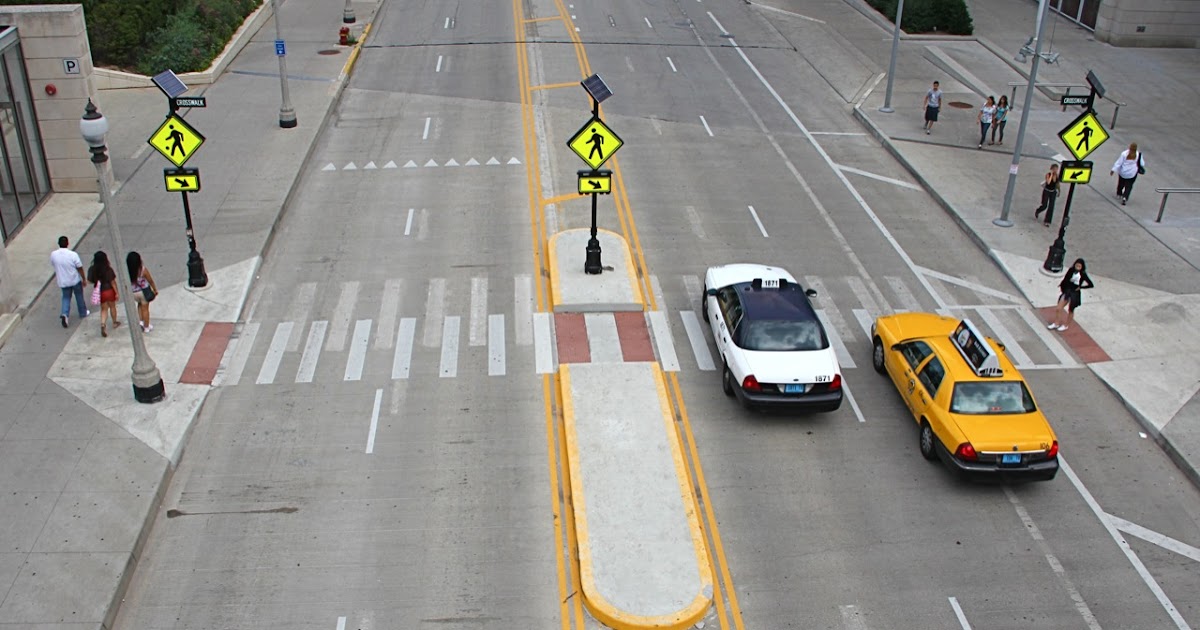 Bike Walk Lincoln Park: STOP for pedestrians in crosswalks