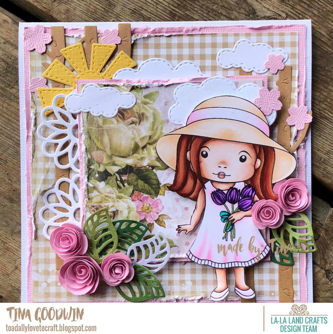 Toadally Love To Craft: All About Flowers with La-La Land Crafts