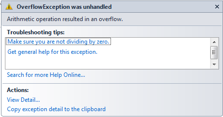 computech: More variables in VB.NET: short, integer, single, double, decimal, long etc...
