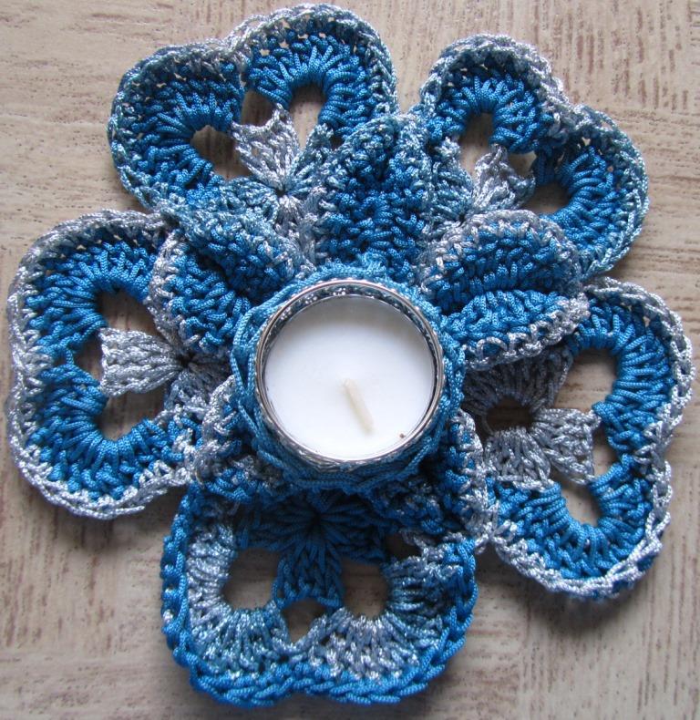 Sweet Nothings Crochet: FIVE LOVELY TEA LIGHT HOLDERS