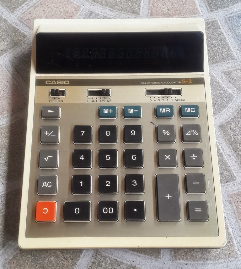 KoleksiKu Barang Jadul: Vintage CASIO Electronic Calculator S-2