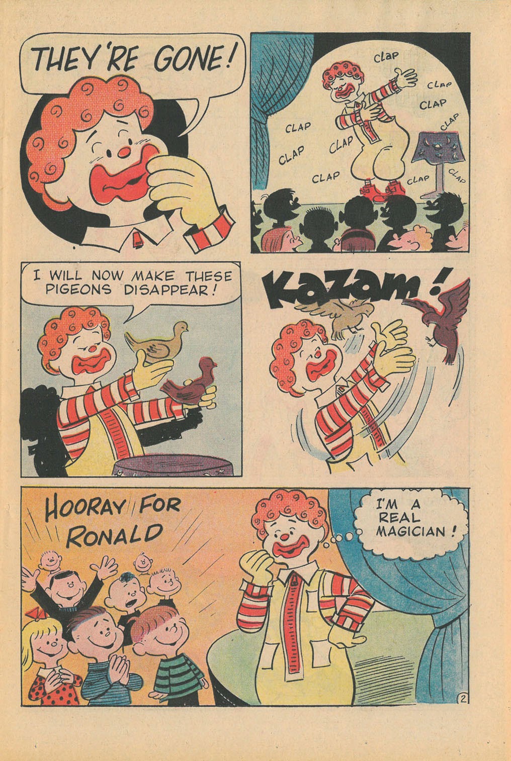 THE CHARLTON COMICS READING LIBRARY: RONALD McDONALD #3, Jan 1971
