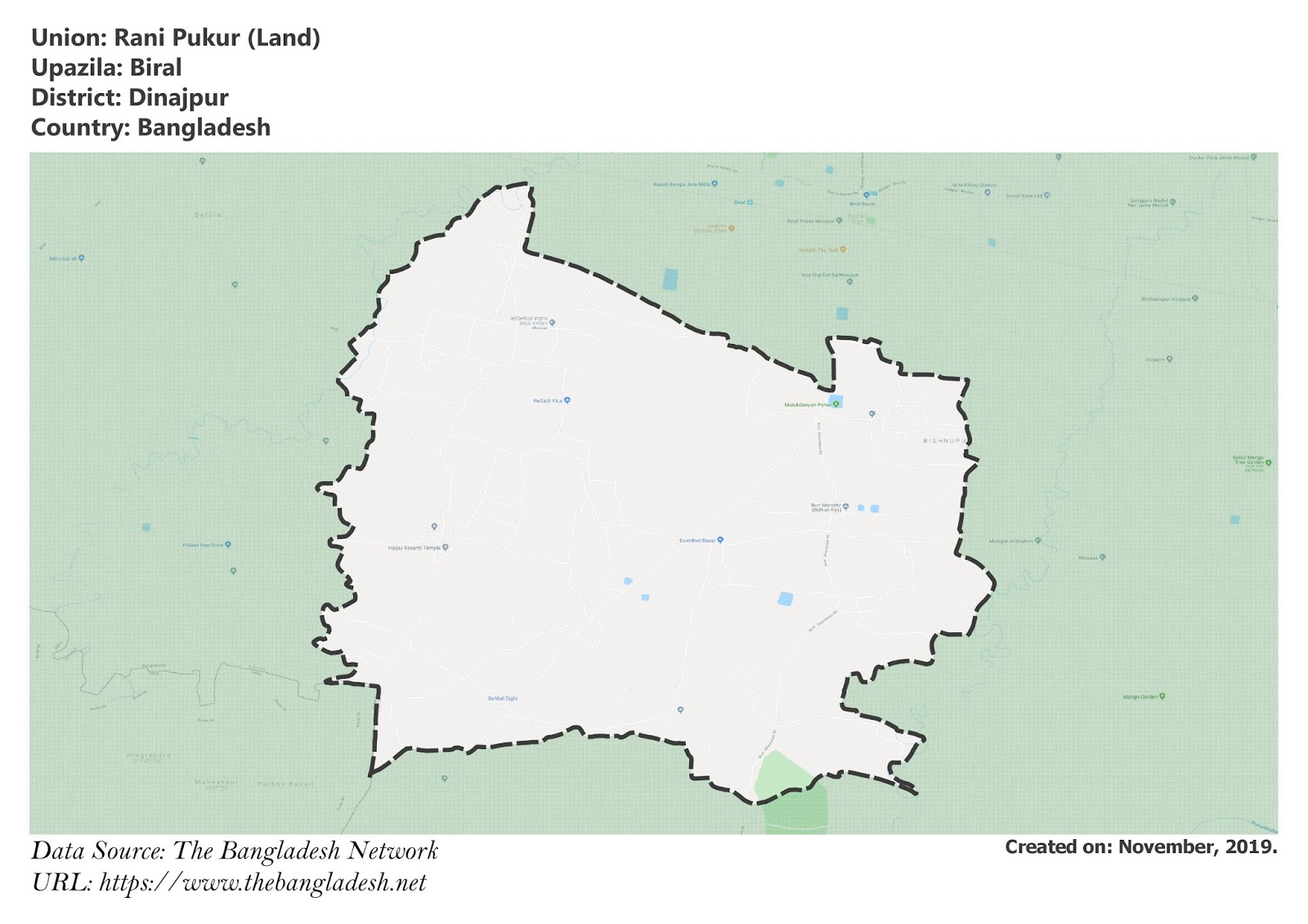 Rani Pukur Union, Dinajpur