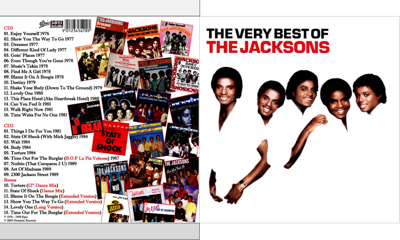 MUSICOLLECTION: THE JACKSONS - The Very Best Of 1976.1989 - 2018