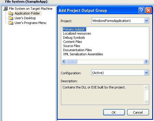 Create Setup And Deployment Project in Visual Studio 2008/2010