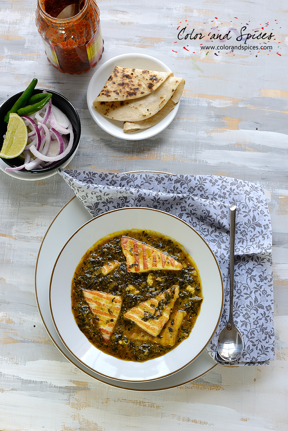 Color and Spices: saag paneer...