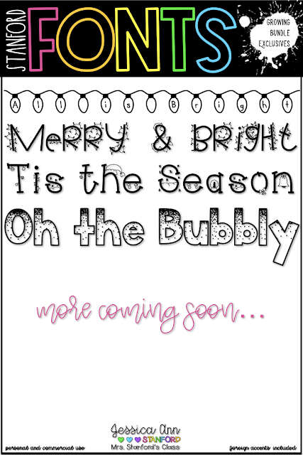 Fonts Perfect for Teachers, Classrooms, and Silhouette Projects! | Mrs ...