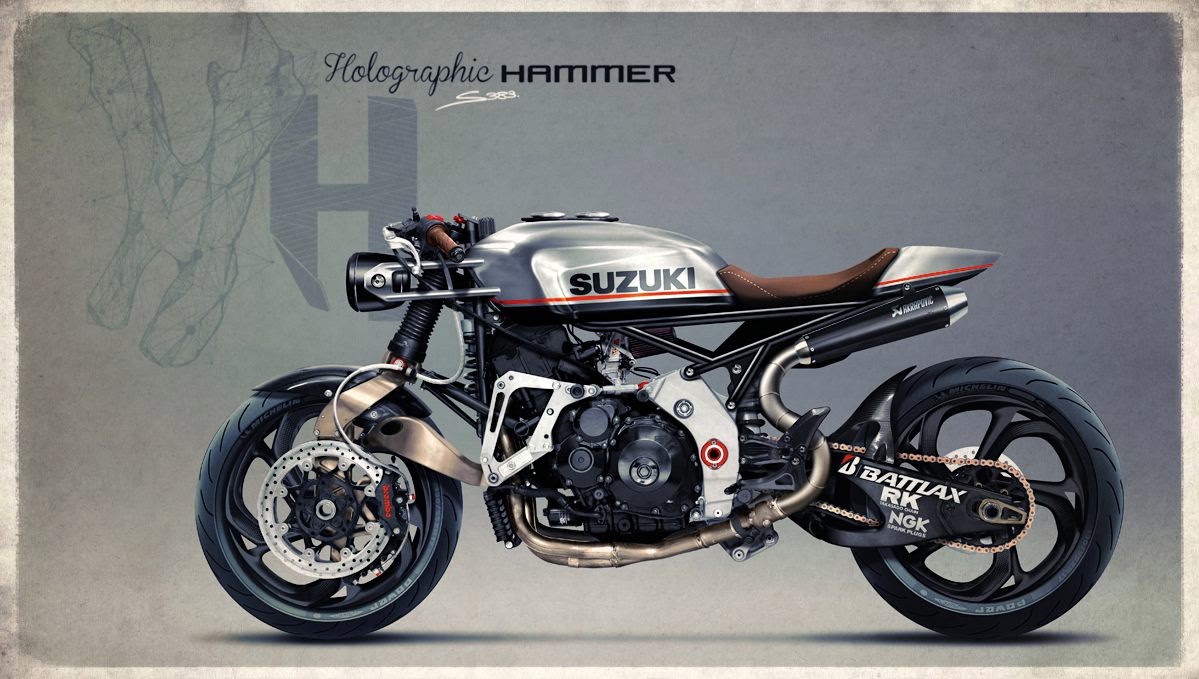 Racing Cafè: Cafè Racer Concepts - Suzuki GSX-R 1000 by Holographic Hammer