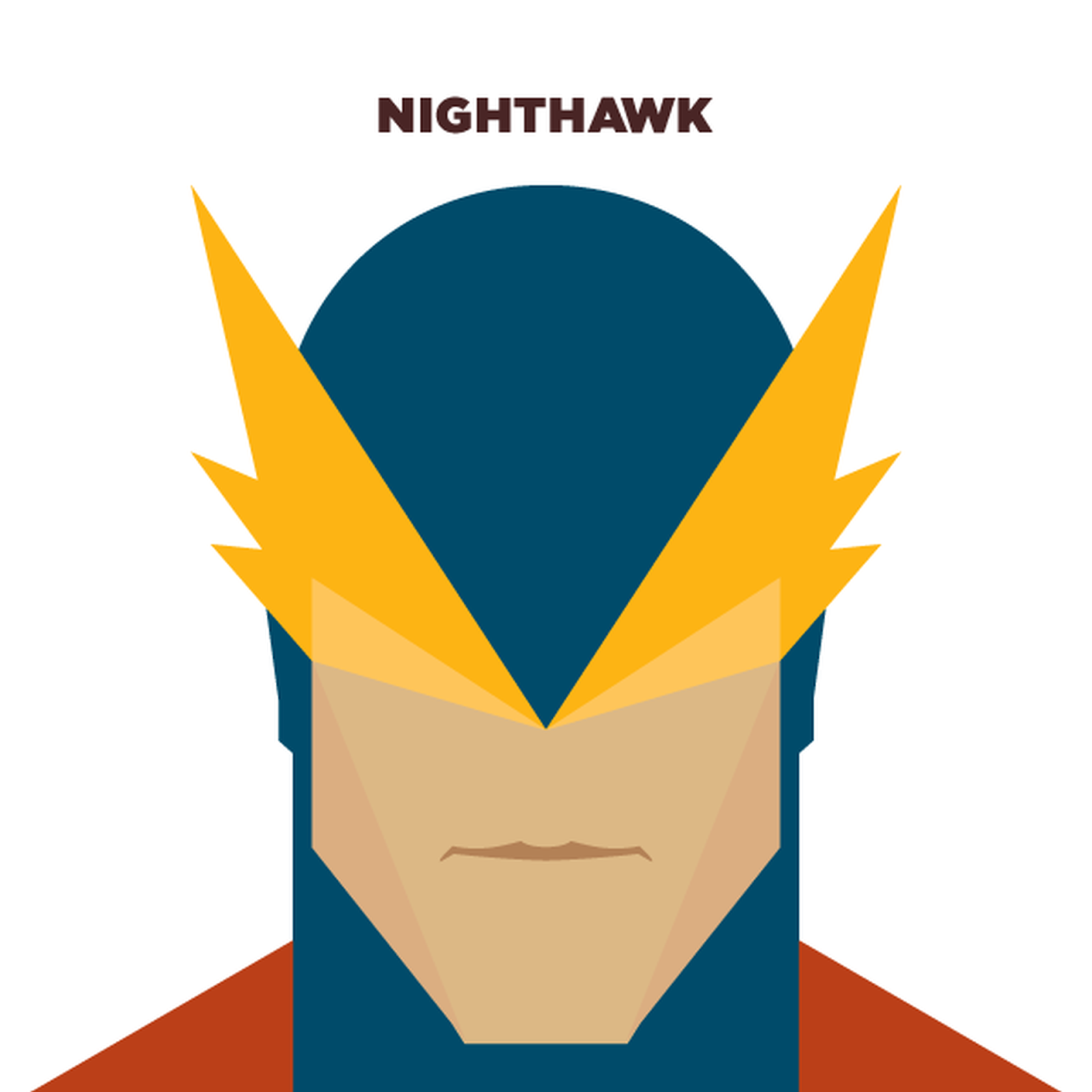 GAMBAR KARTUN VEKTOR NIGHT HAWK